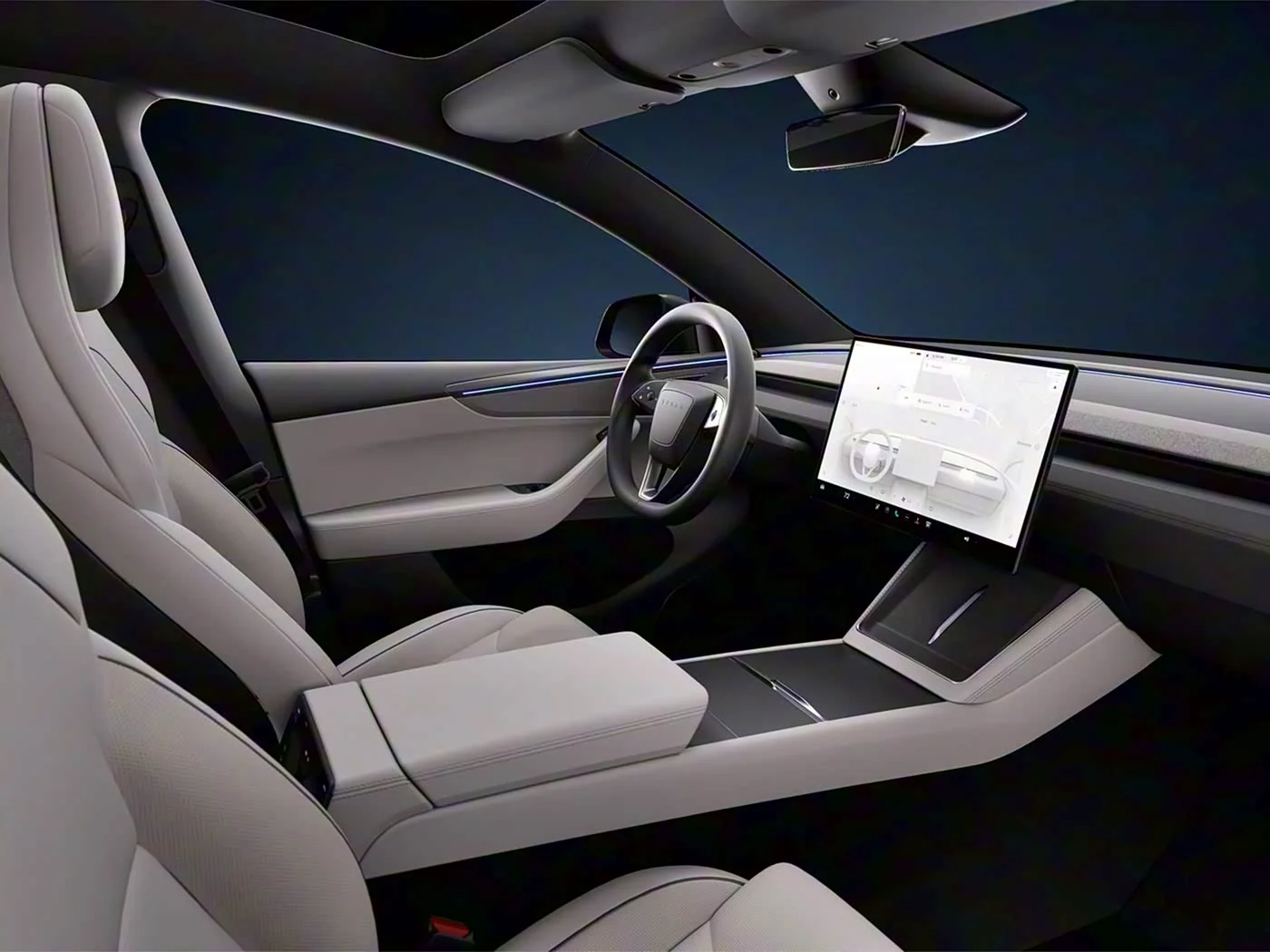 Second Hand Tesla Model YL 2025, Made in China, Low Cost Tesla Used Car ...