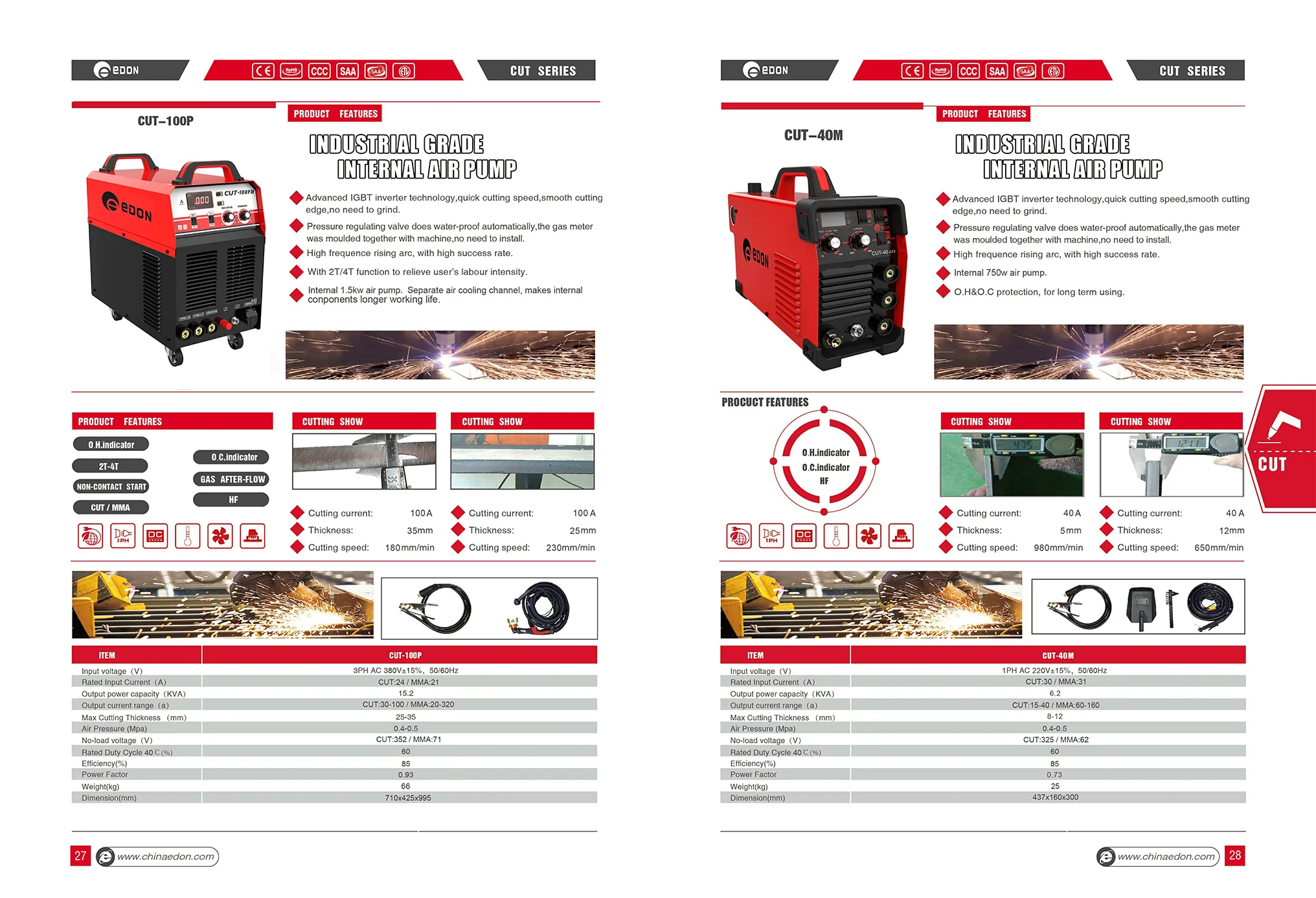 EDON Welding Machine Catalogue - MMA, MIG, TIG, Plasma Cutter