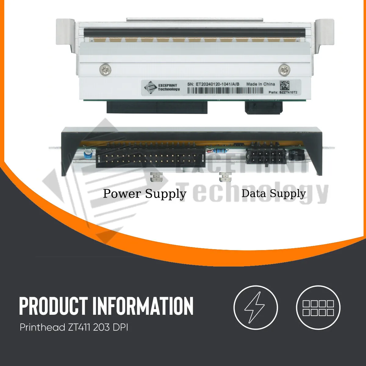 New Zebra ZT410 ZT411 Thermal Label Printer Printhead Replacement ...