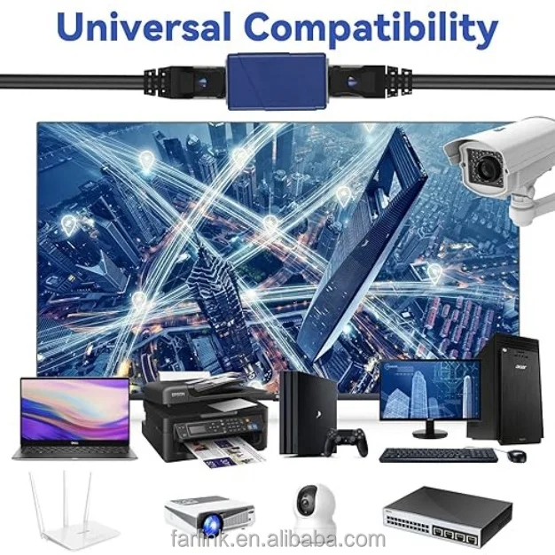 Factory Price Ethernet Adapters Female To Female Rj45 Coupler In Line ...