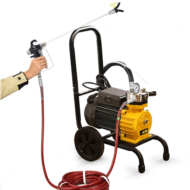 Km Portable Electric Airless Paint Spray Gun Factory-priced Battery ...