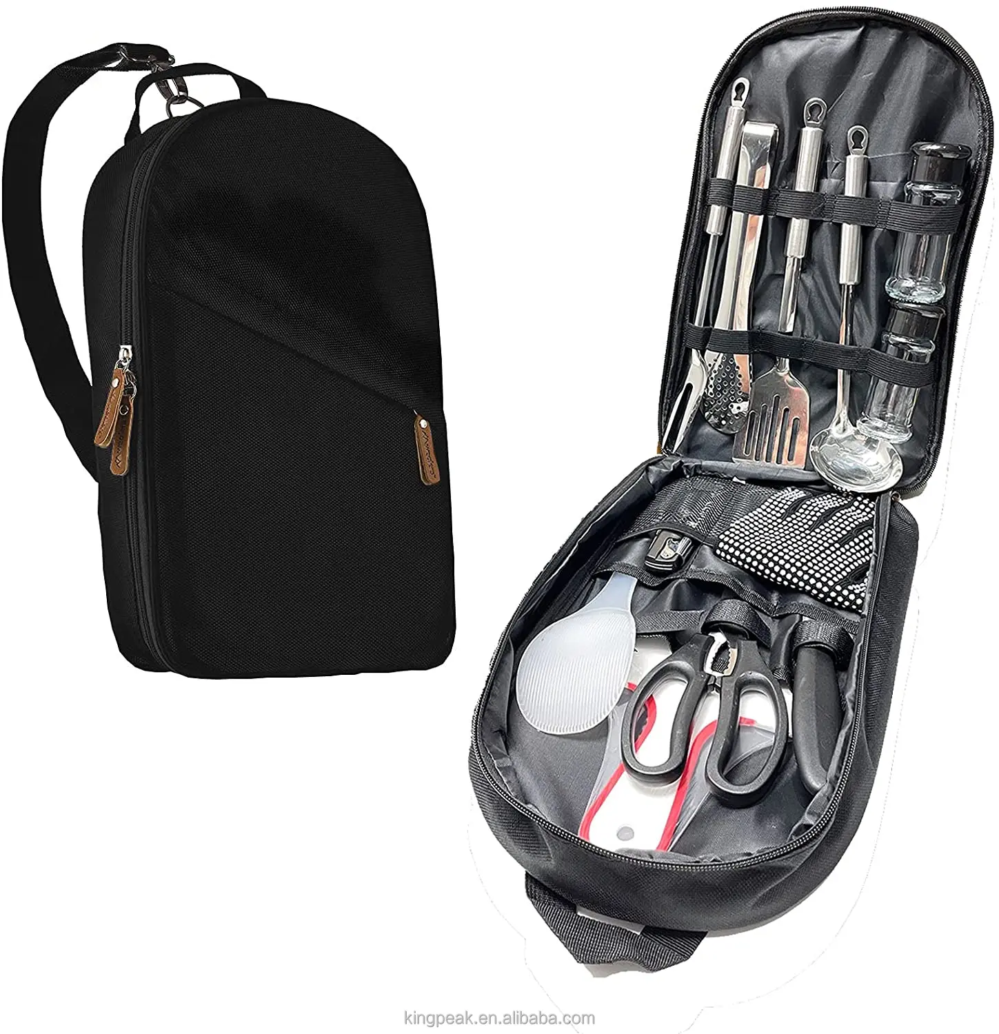 Hot Sale Camp Kitchen Cooking Utensil Set Cookware Equipment Kit And ...