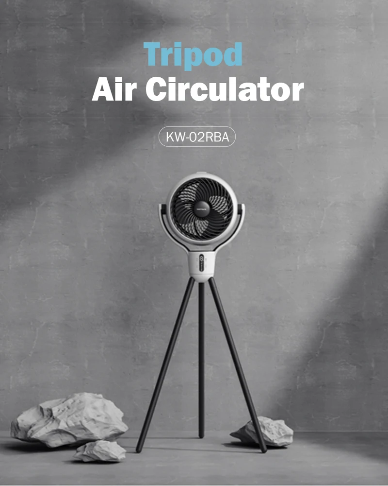 Ventilator Stand Fan 360 Degree Oscillation Tripod Standventilator Dc ...