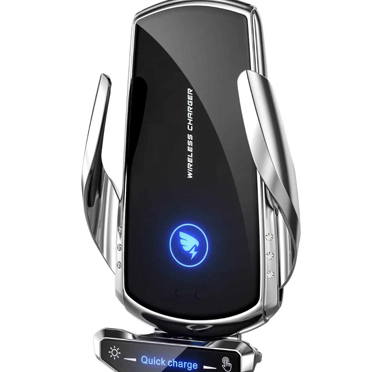 Universal 15w Fast Charging Wireless Auto Sensor Car Phone Holder