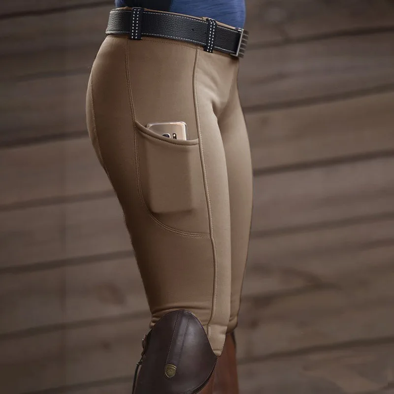 Factory Custom Denim Horse Riding Breeches Equestrian Show Pants Full ...
