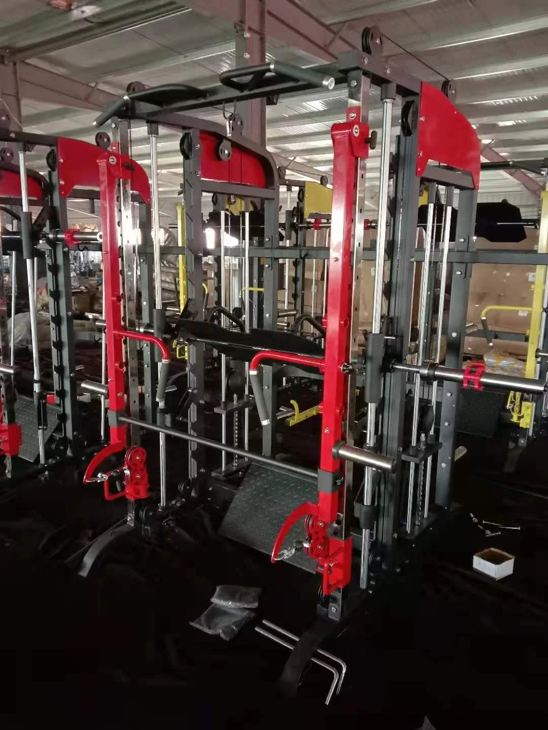 Cable Crossover Multi Functional Smith Machine Home Gym With Weight ...