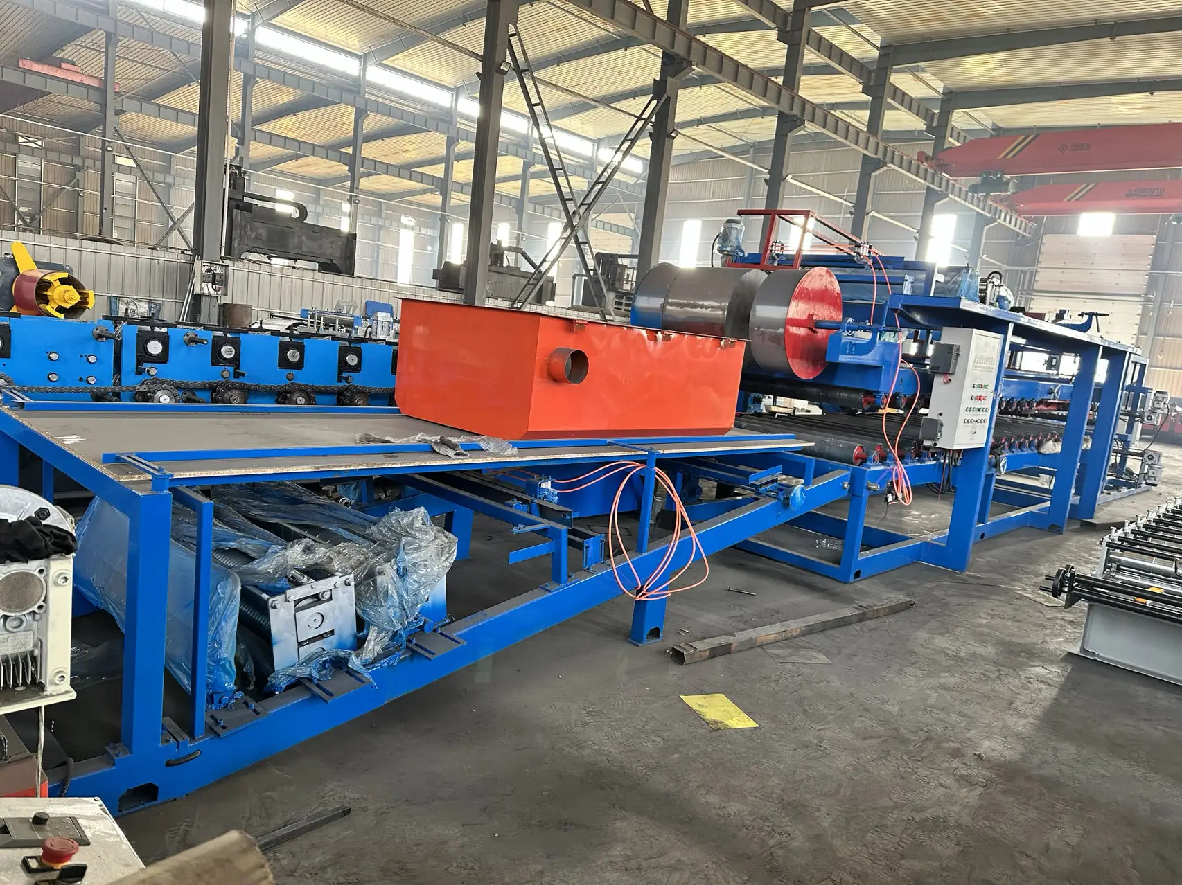 Eps Wall Panel Sandwich Panel Production Line Rock Wool Fireroofing ...