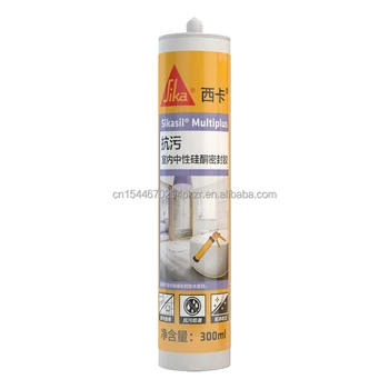 Sikasil Multi Plus 300ml White Stain Mildew Seal Neutral Silicone ...