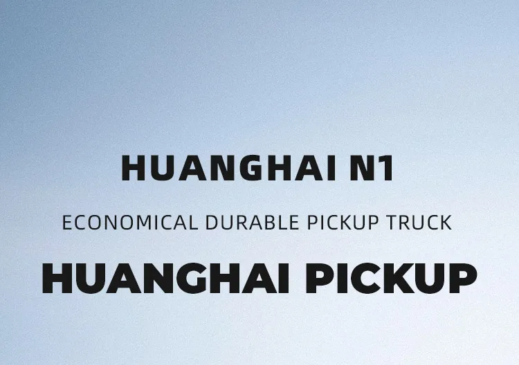 Brand New 2023 Huang Hai N1 2.8t Diesel Manual 4wd Comfort Edition ...