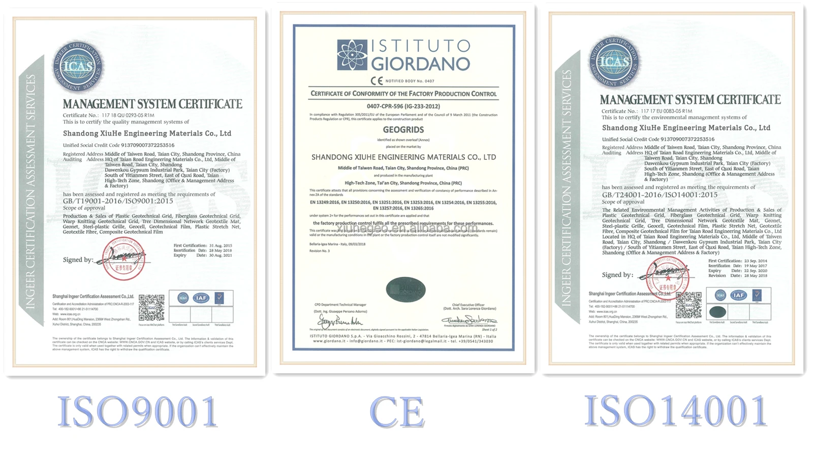 Nonwoven Geotextile Fabriform Concrete Linings for Slope Protection