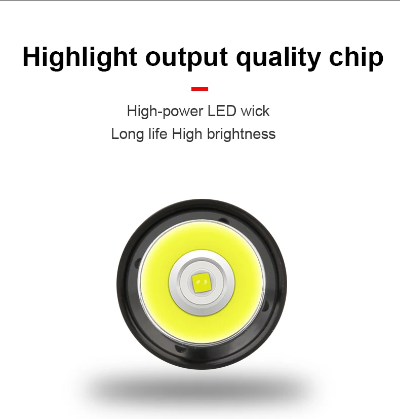 Explosion-Proof Flashlight Waterproof Ip68 Strong Light Torch Mini Usb ...