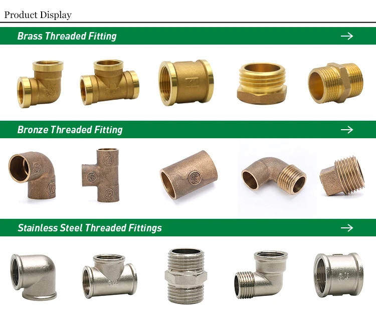 Ifan Stainless Steel Water Pipe Fittings 1/2-1 Inch Thread Elbow Tee ...