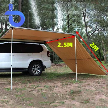 Retractable Roof Car Tents Side Car Awning 2x2 Meters Sidepole Foxwing ...