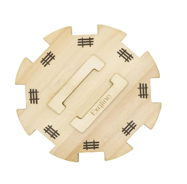 Felted Bottom Mexican Train Centerpiece Wooden Mexican Train Dominoes ...