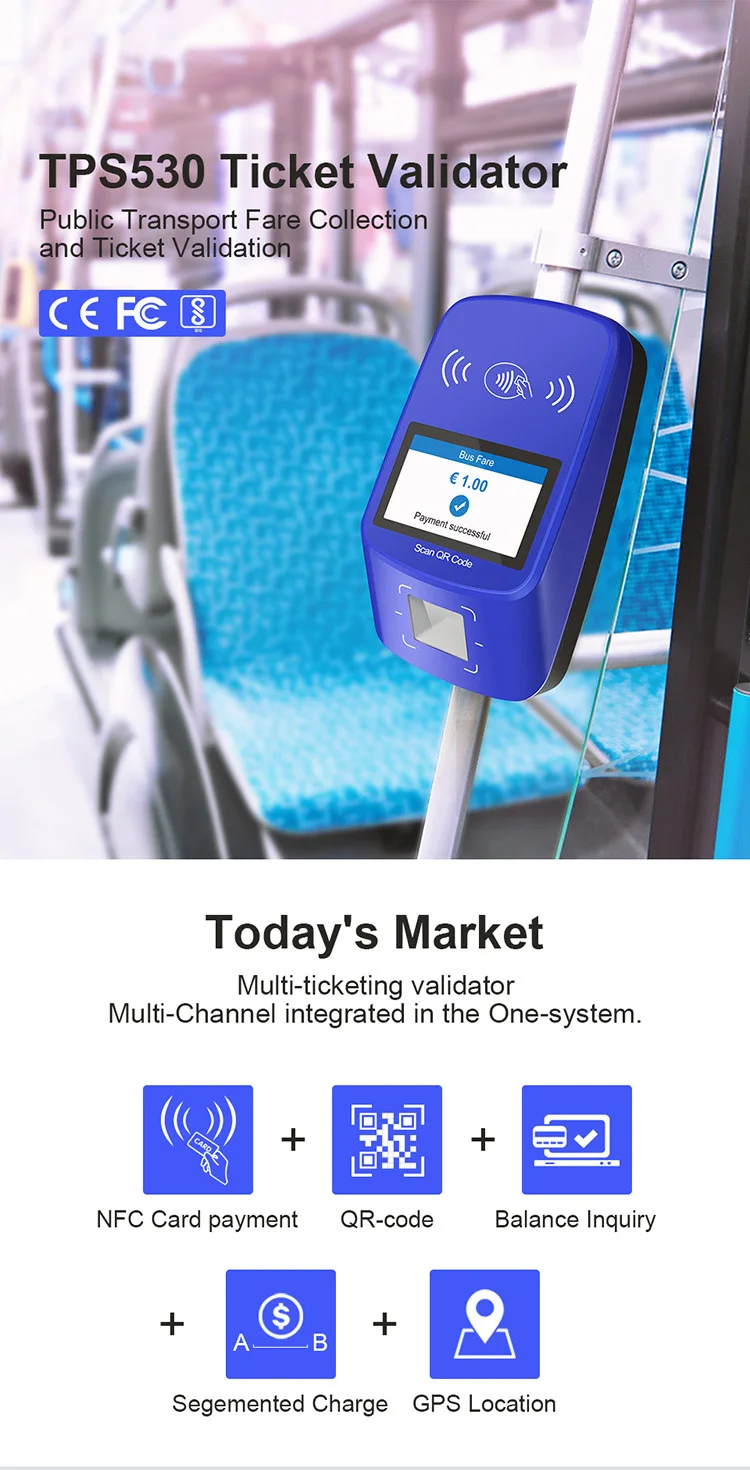 Bus Pos Terminal System Ticketing Machine With Software With ...