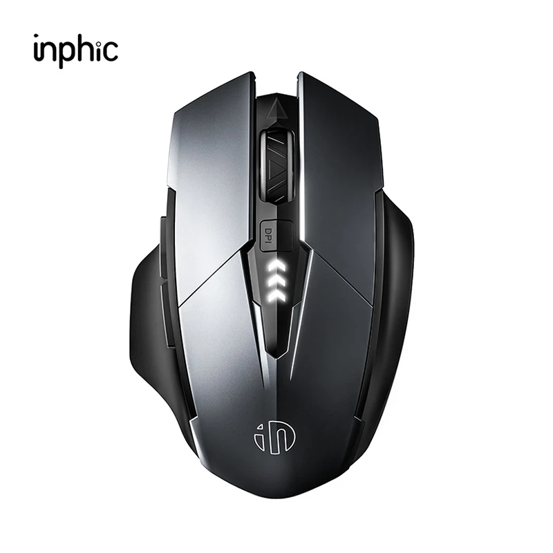 Inphic F1 Ii 2.4g Rechargeable Wireless Mouse Mute Typc-c Display ...