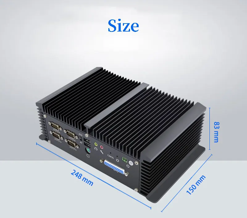 Customized Embedded Rs485 X86 Ipc 12v Server Industrial Computer Atom ...