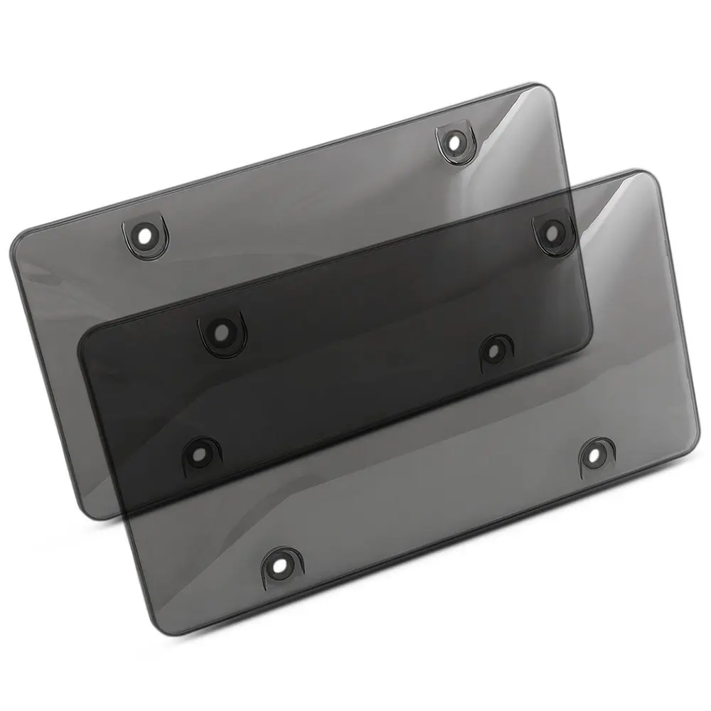 Universal Transparent Plastic Number Plate Cover for Car License Plate ...