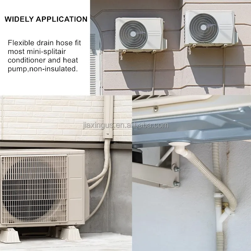 AC Drain Hose Line Mini Split Drain Hose Air Conditioner Flexible Water Pipe UV Resistant AC ...