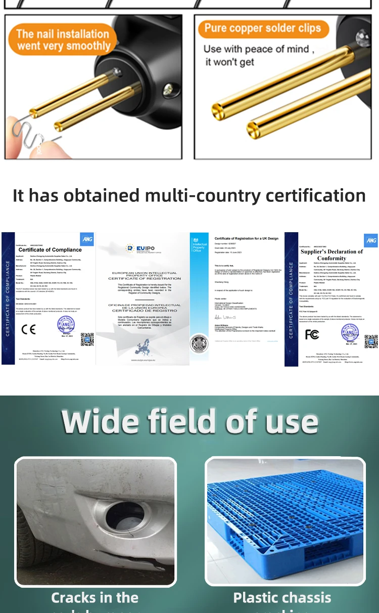 100 Watt Plastic Repair Torch,Car Bumper Repair,Fast Heat Up,Anti ...