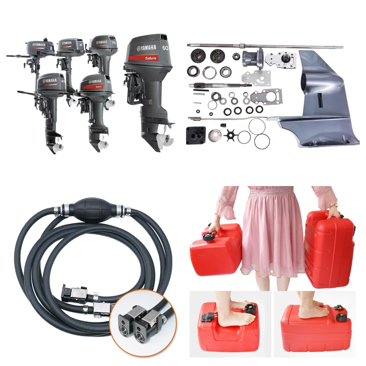 Yamaha E15dml 6B4 Outboard Motor - 15hp 2 Stroke Engine