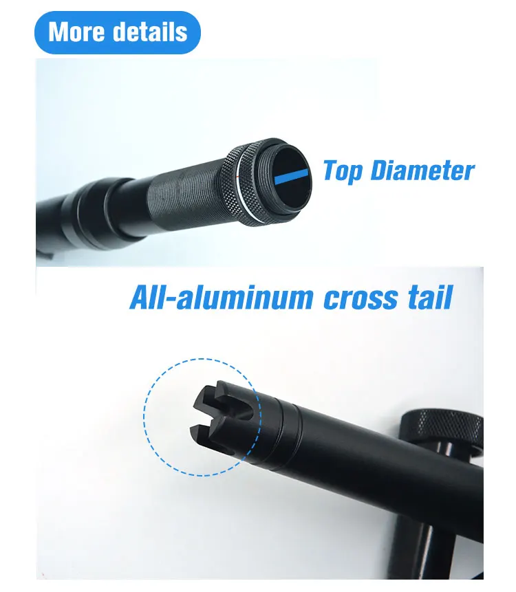 New Foldable Adjustable Aluminium Trolling Rod Butt Big Game Stand Up ...
