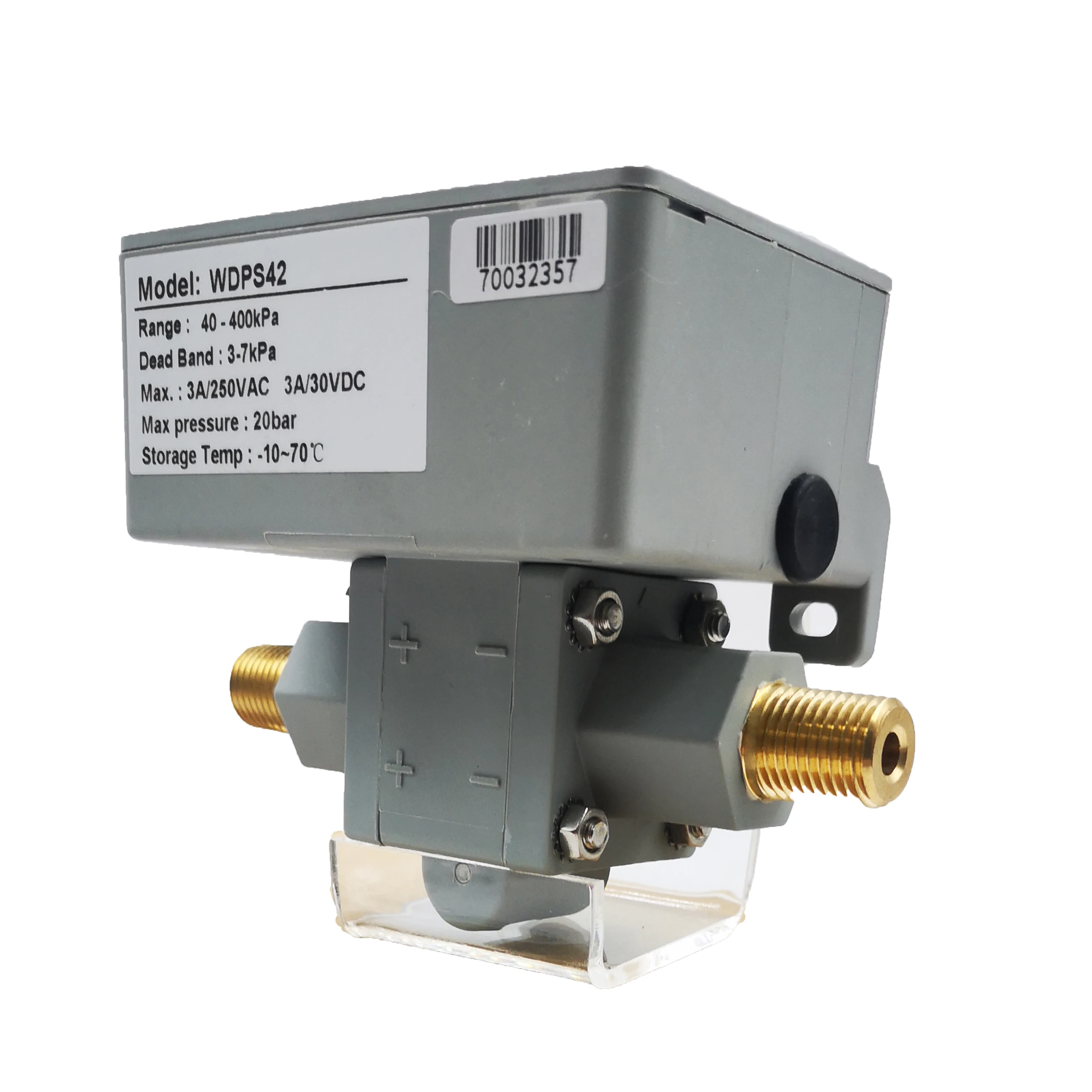 Adjustable Fluid Differential Pressure Switch Alarm - Buy Fluid Switch ...