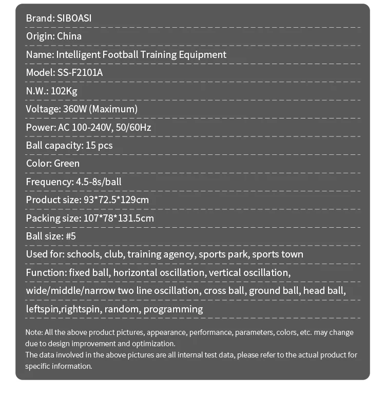Smart Soccer Shooter - Automatic Football Thrower Machine