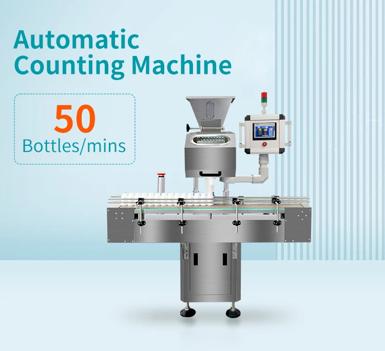 8 Lane Electric Automatic Packing Counter Tablet Pill Bottling Capsule ...