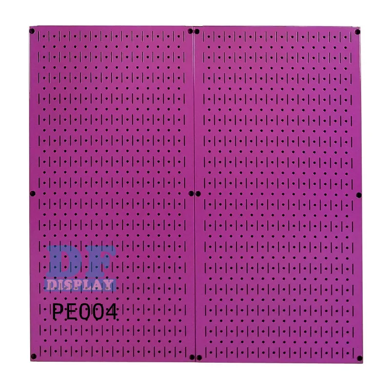 PE004 Wall Control Pink Pegboard - Customizable Display