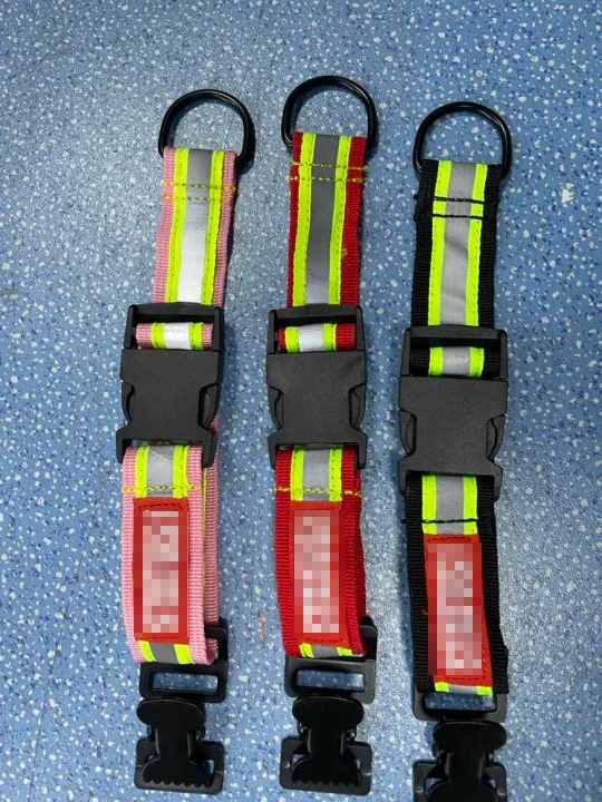 Emergency Reflective Firefighter Glove Holder Strap Clip