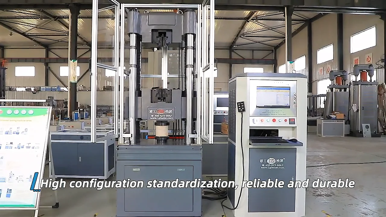 30t 60t 100t Hydraulic Tensile Compression Testing Machine / Computer ...