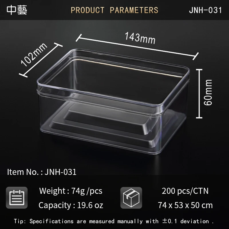 Wholesale Clear Plastic Sweets Boxes for Food Packing