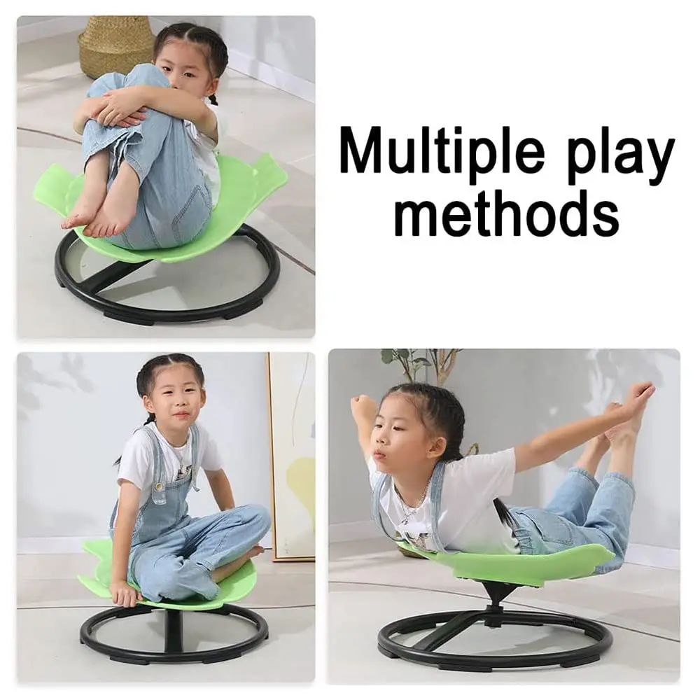 Autism Therapy Equipment Kids Swivel Sensory Chair With Metal Base ...