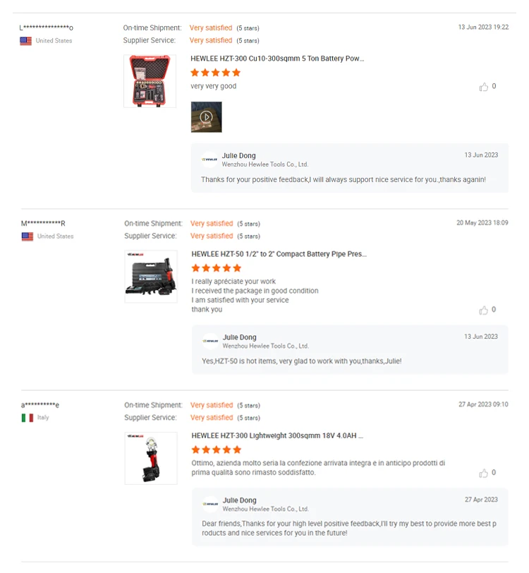 Hewlee Ez-400 Pince A Sertir Hydraulique Rechargeable Rechargeable ...