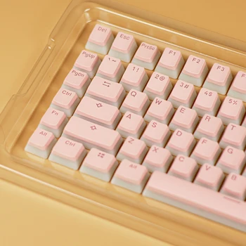 Keycaps Design Pbt Double Shot Injection Molding Pink Pudding Keycap ...