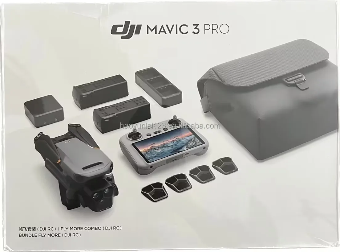 New Dji Mavic 3 Pro Fly More Combo Rc With 4/3 Cmos Hasselblad Camera ...