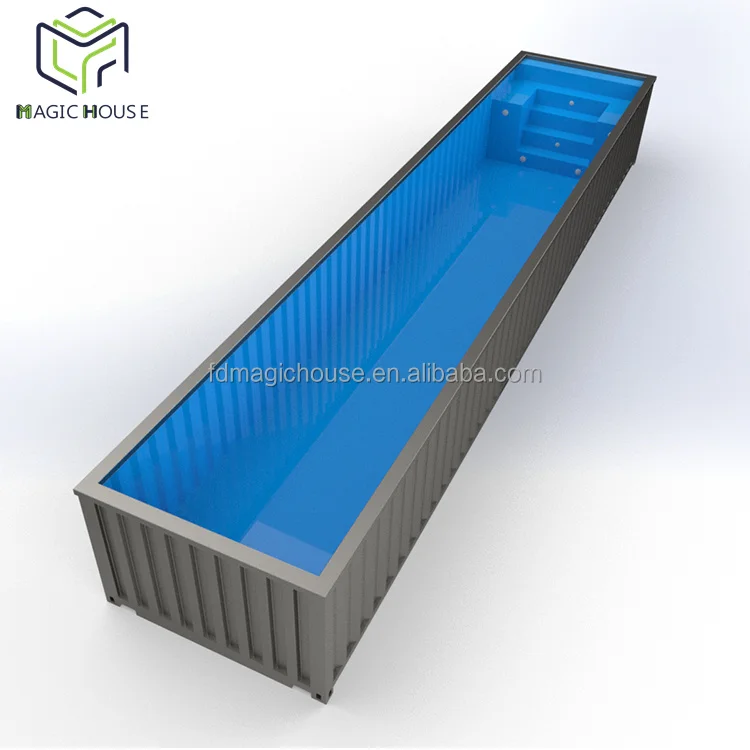 Magic House Container Pool - 20ft X 40ft Eco-Friendly Swim Pool