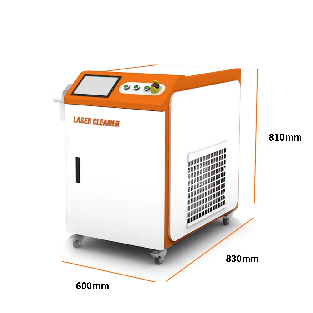 High Speed 600mm Laser Clean Width 1000w 1500w 2000w 3000w Fiber Laser ...