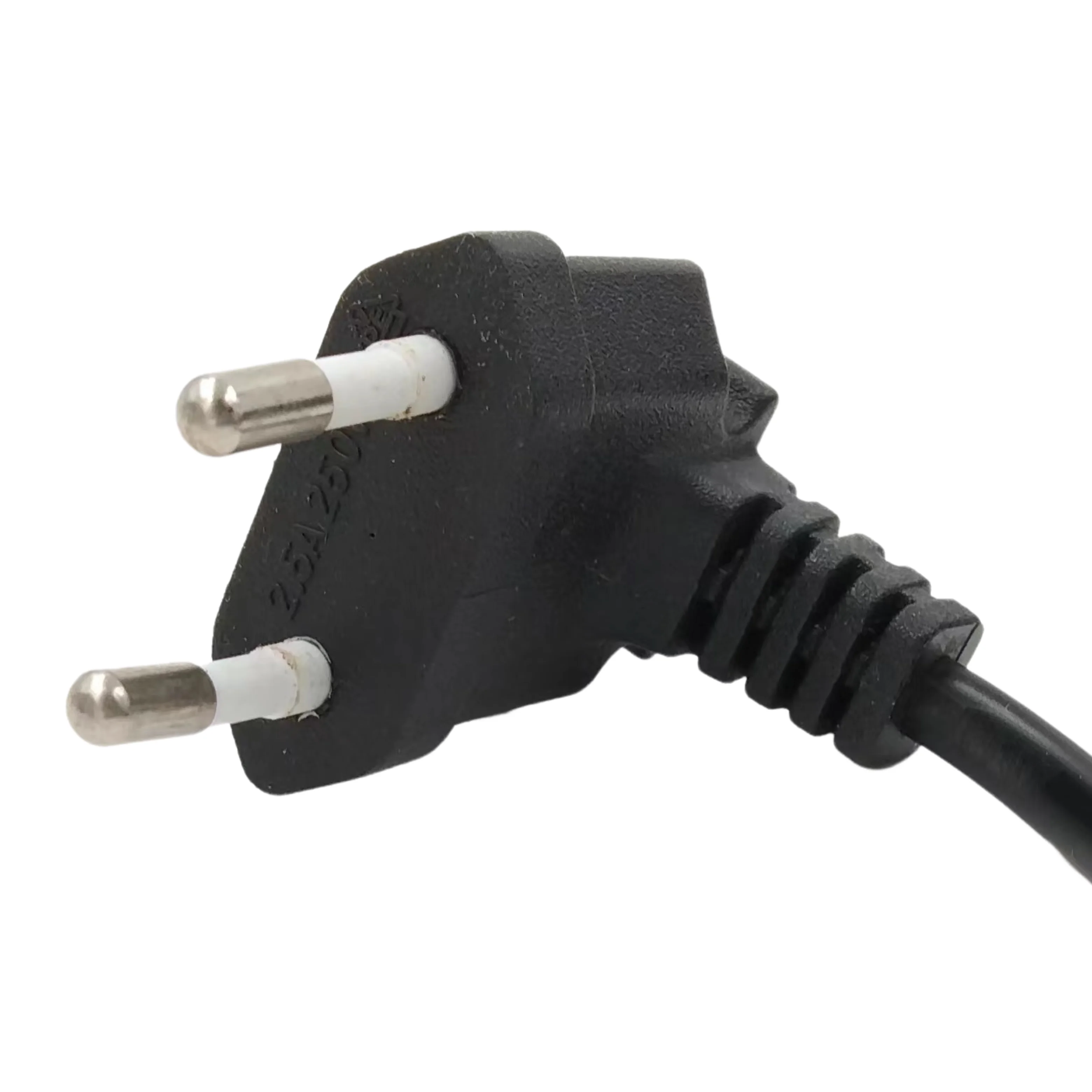 2.5A 250V Europe Bent Plug to IEC C1 Power Cord - Jianuo