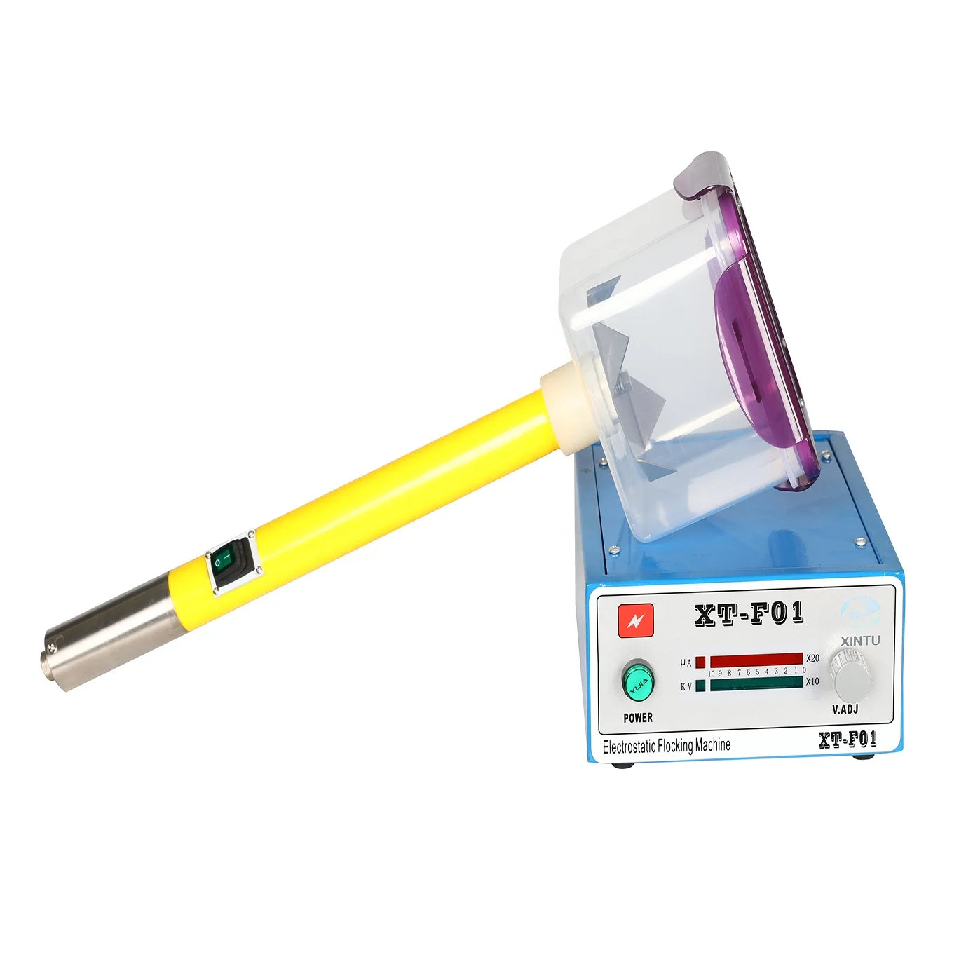 Mini Type Electrostatic Flocking Machine XT-F01 with Flock Box