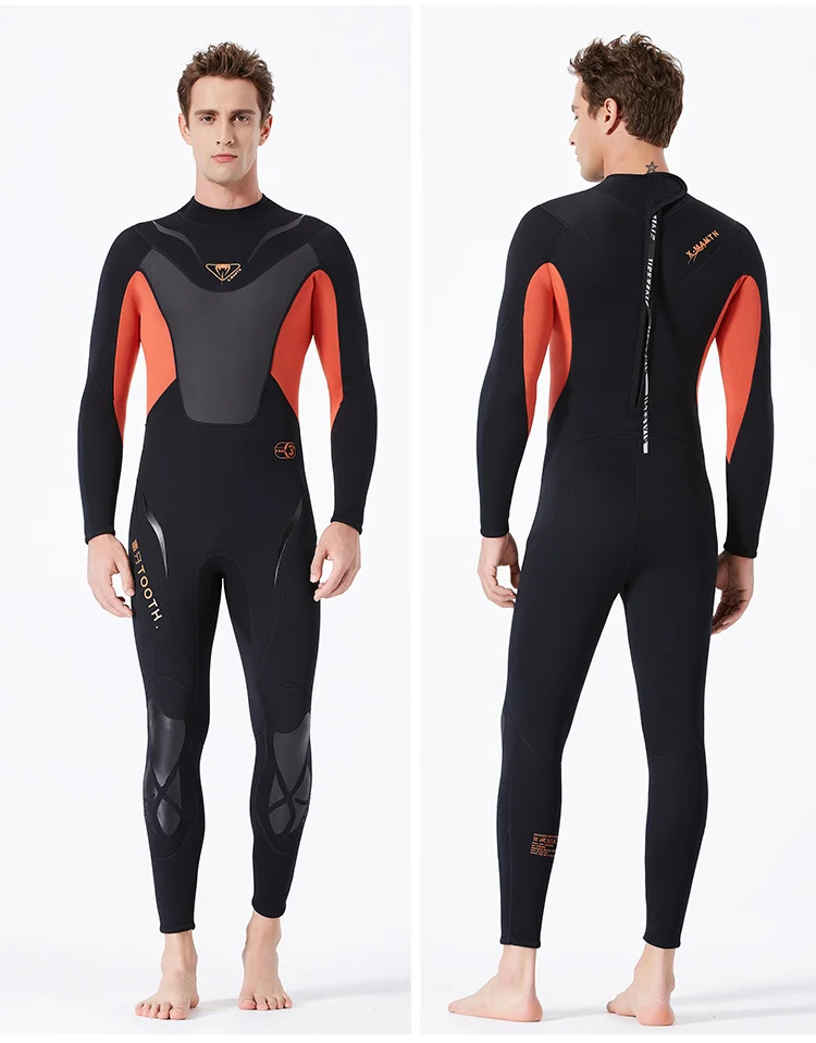 DIVE&SAIL Wetsuit Manufacturer Male Long Sleeve Windsurfing Swimming Diving Suit 3mm Neoprene ...