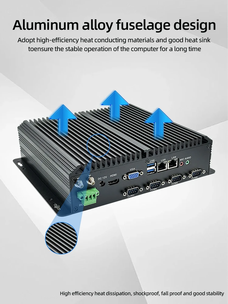Mini PC Fanless RS485 Com GPIO Port 11th Gen I7-1165G7 I5-1135G7 ...