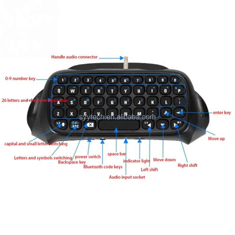 Syytech Wireless Controller Joystick External Expansion Chat Pad ...
