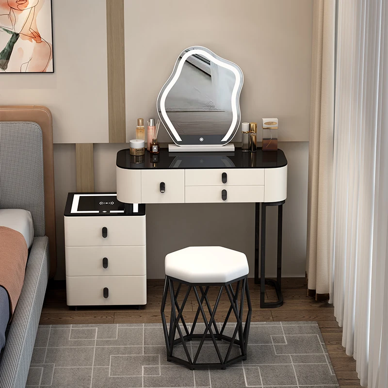 Nova Bedroom Smart Dresser With Lights Mirror And Side Cabinet Fashion ...