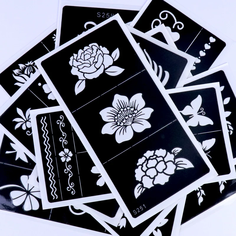 GP Wholesale Popular Temporary Tattoo Stencils - Reusable