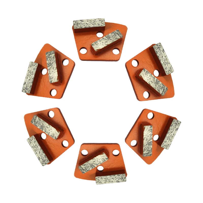 Premium Trapezoid Abrasive Tools Custom 30# Grit Diamond Grinding Shoes ...