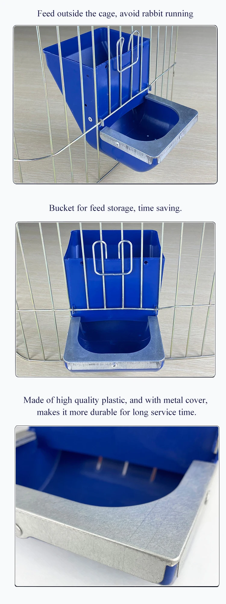 Durable Little Giant Galvanized Rabbit Feeder - Video Inspection