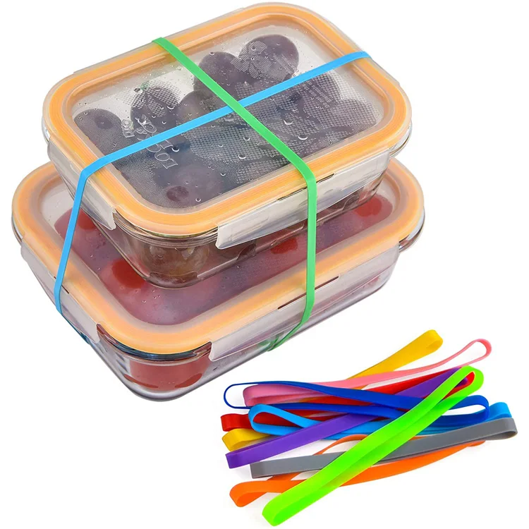 Hot Selling Food Grade Silicone Bands Elastic Bands Elastic Silicone ...