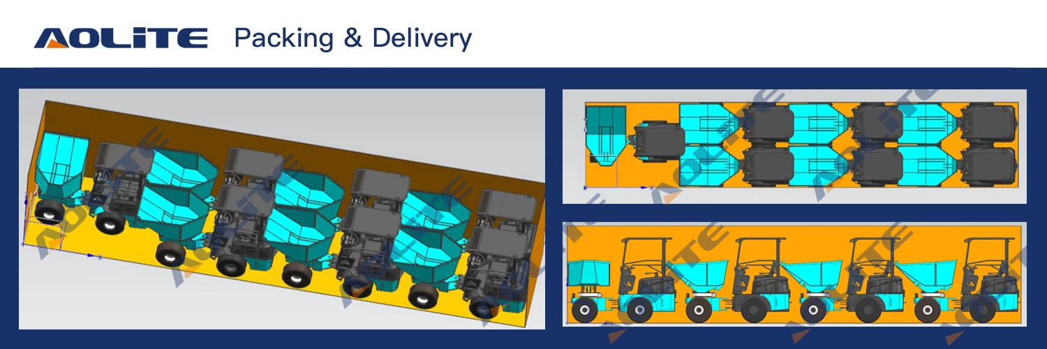 AOLITE EWD16 China CE Certification Wheel Dumper Battery Operated Heavy ...